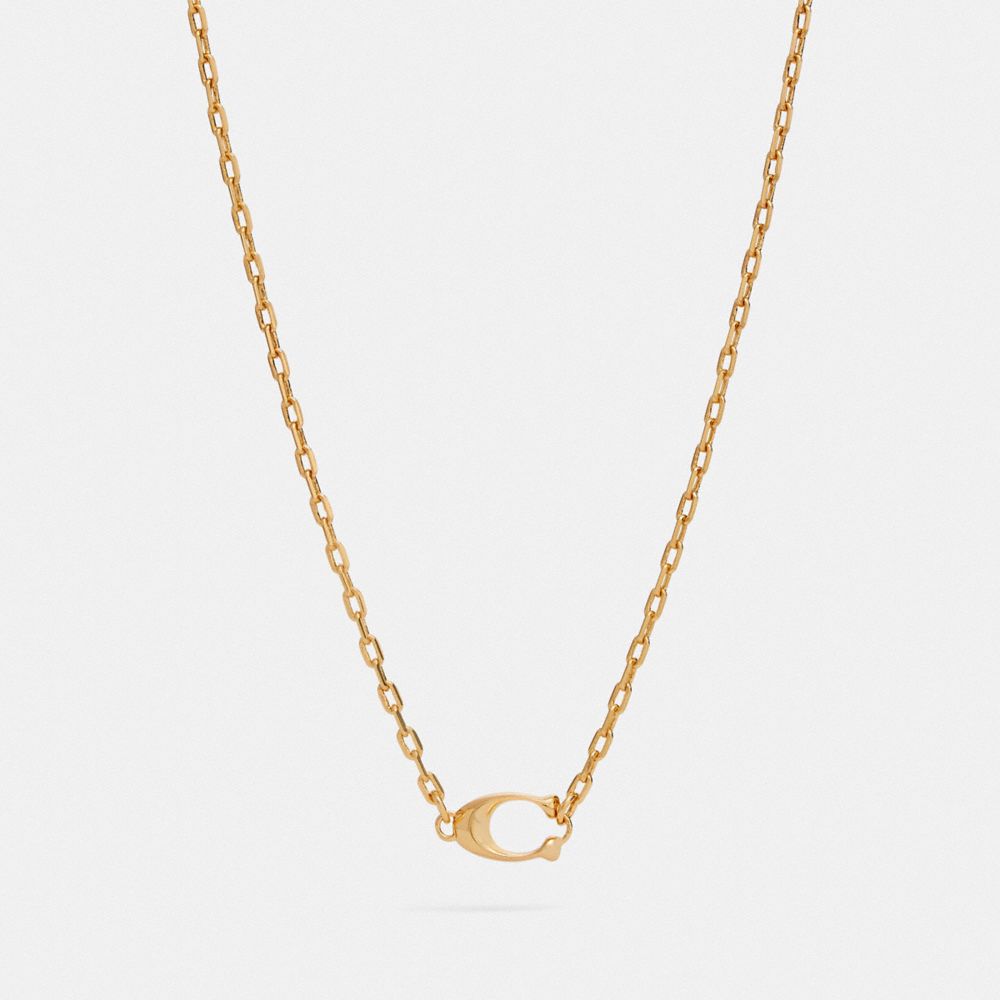 COACH® | Signature Pendant Necklace