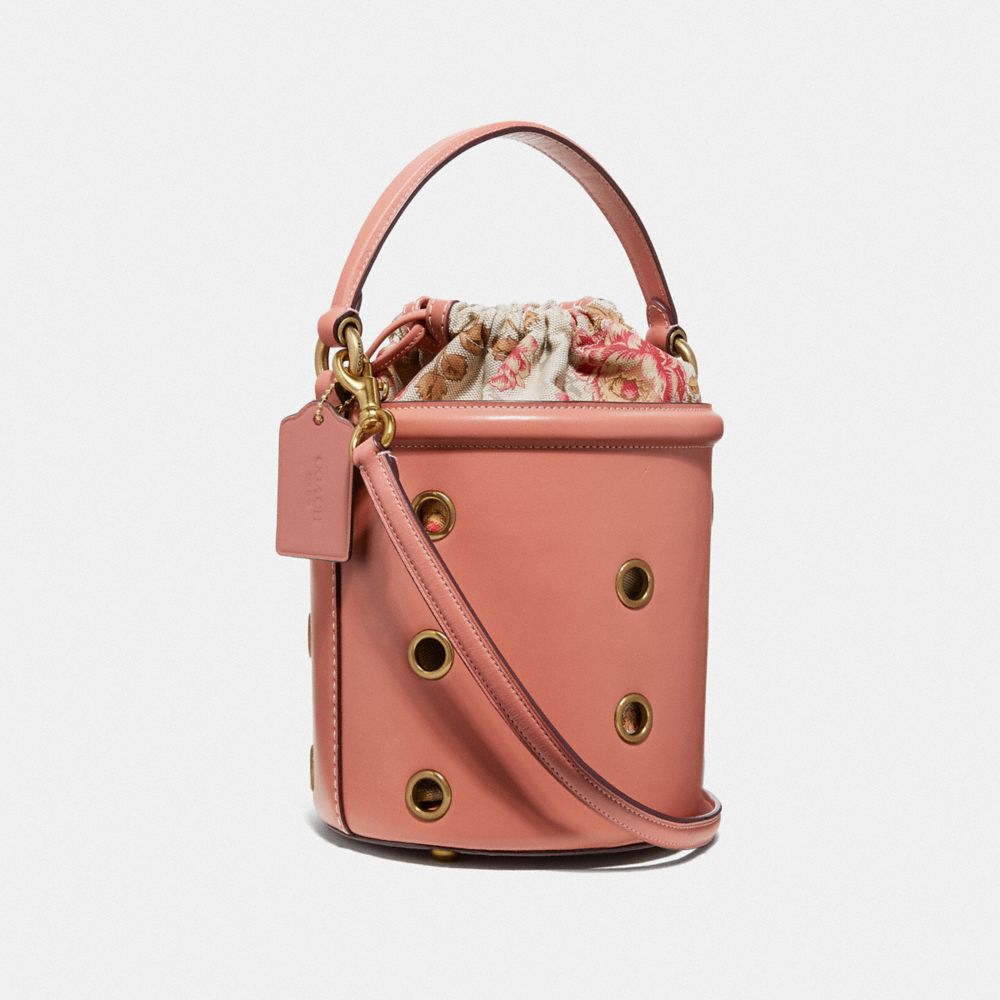 COACH® | Drawstring Bucket Bag With Grommets