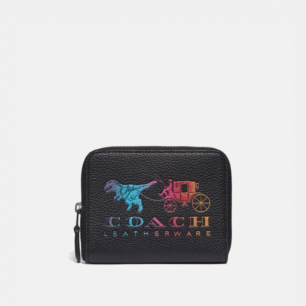 COACH®: Small Zip Around Wallet With Rexy And Carriage