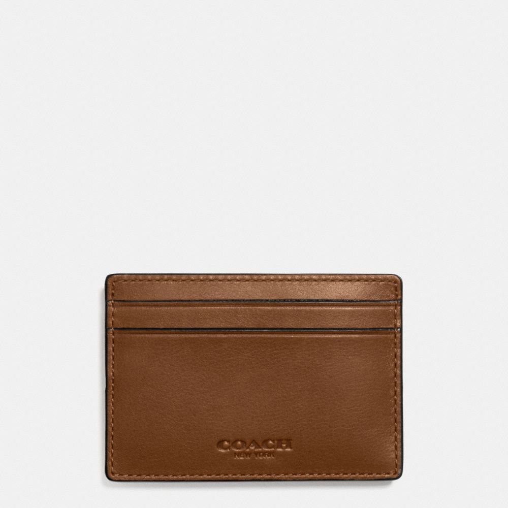 Money Clip Card Case In Sport Calf Leather | COACH®