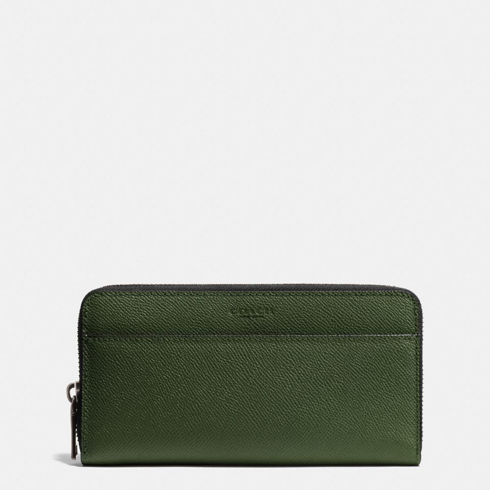 COACH®: Accordion Wallet In Crossgrain Leather