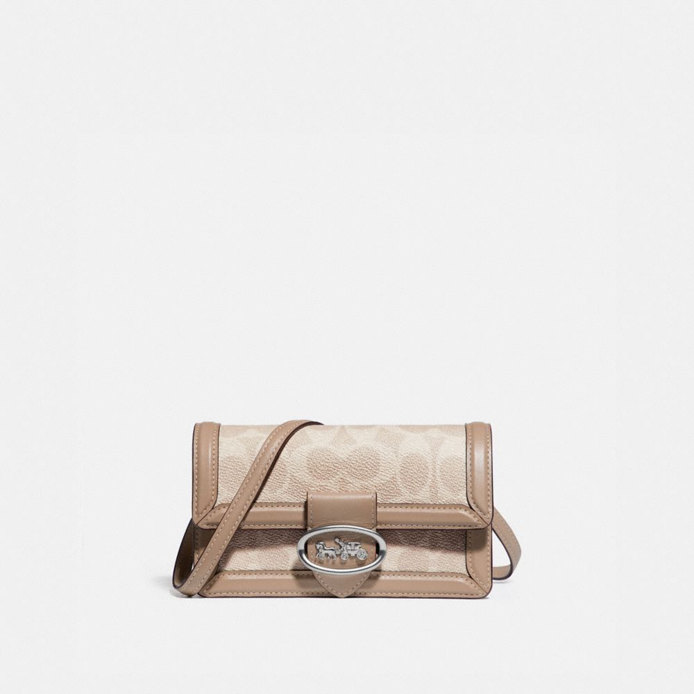 COACH® | Riley Convertible Belt Bag In Colorblock Signature Canvas