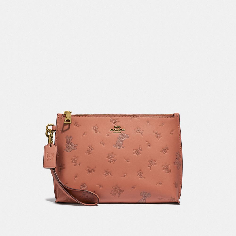 Disney X Coach Charlie Pouch With Mixed Dalmatian Print | COACH®