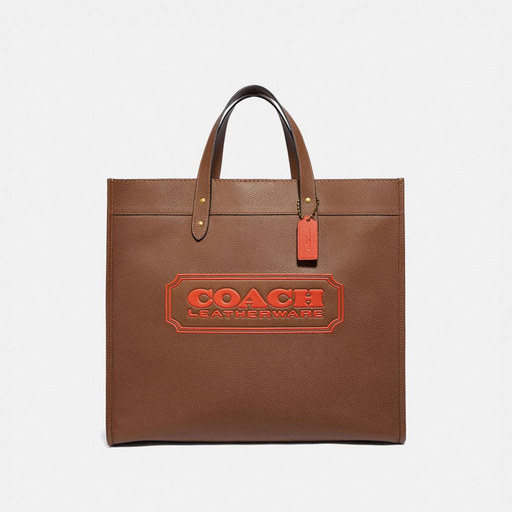 Field Tote 40 With Coach Badge | COACH®