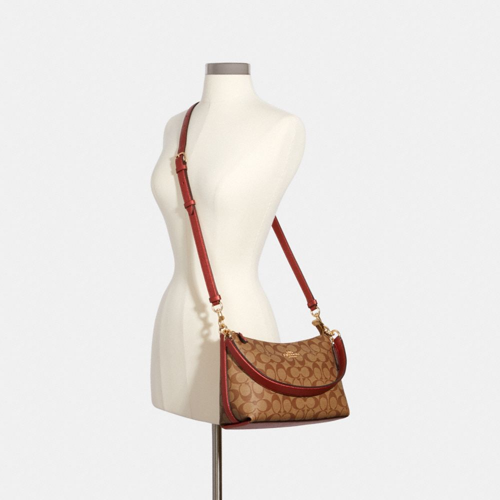 COACH® Outlet | Lewis Shoulder Bag In Signature Canvas