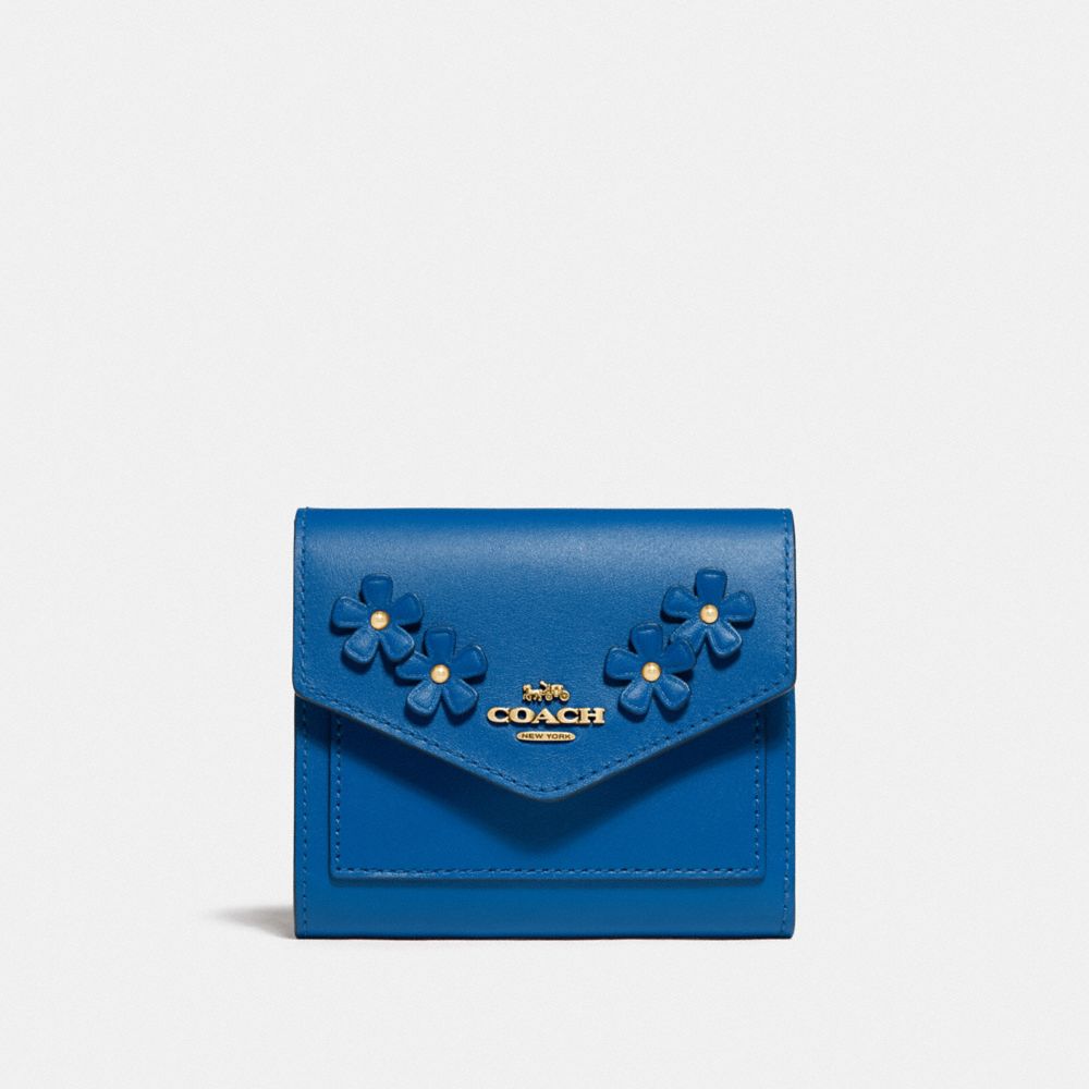 COACH® | Small Wallet With Floral Applique