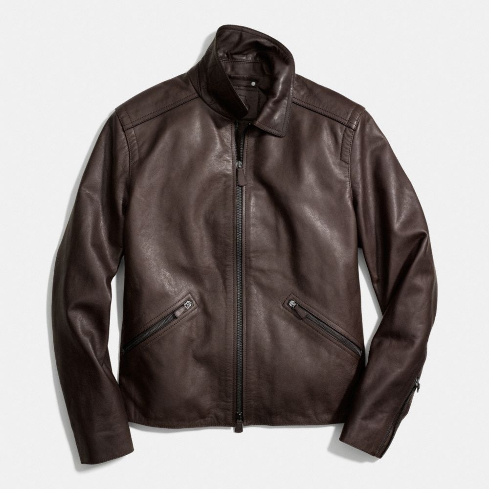York Leather Jacket | COACH®
