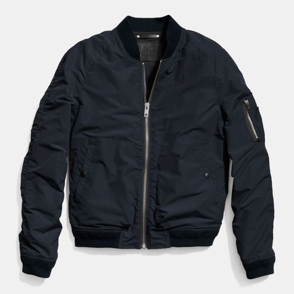 Waxed Nylon Aviator Jacket | COACH®