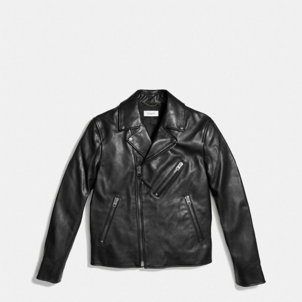 Leather Moto Jacket | COACH®