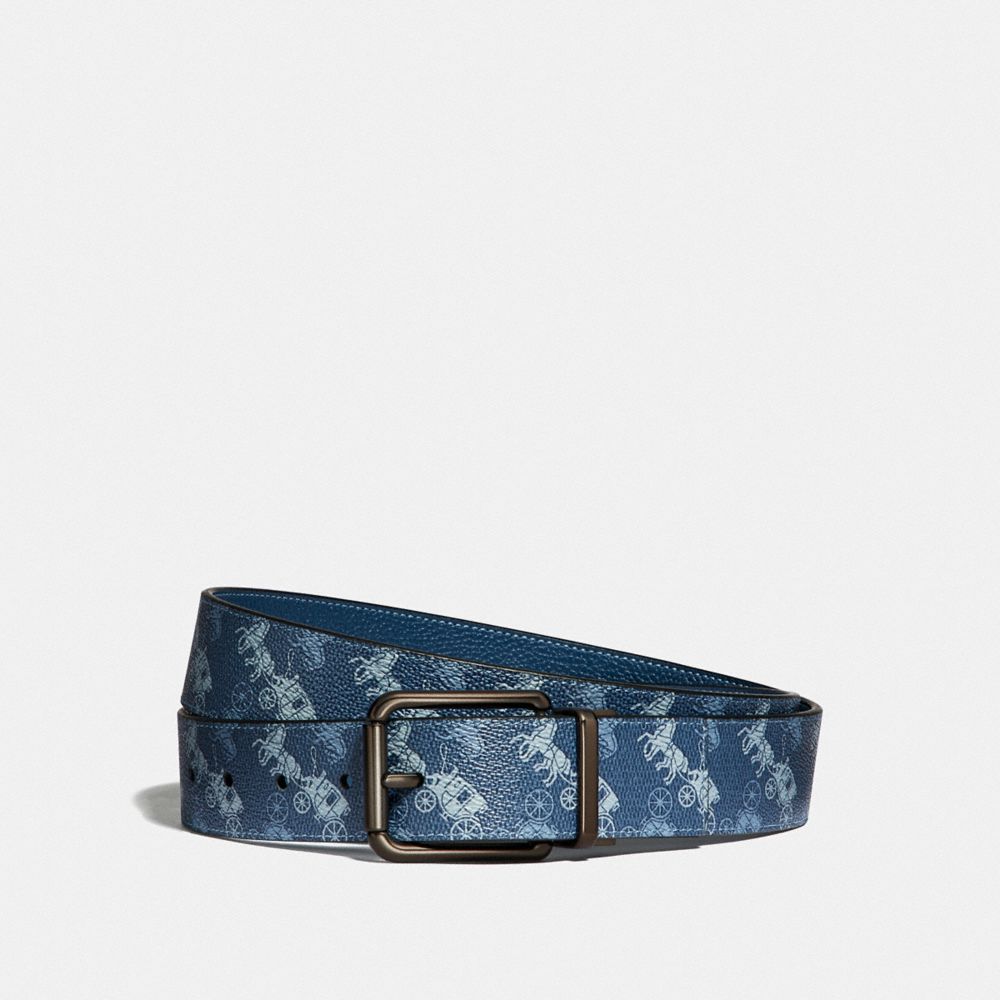 COACH® | Roller Buckle Cut To Size Reversible Belt With Horse And ...