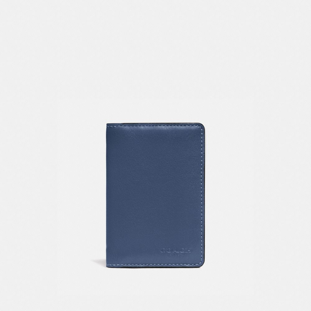 COACH® | Card Wallet In Colorblock With Signature Canvas Detail