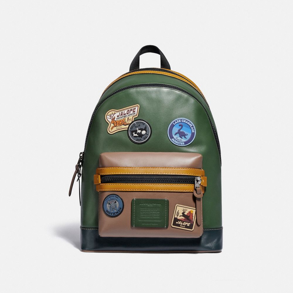COACH® | Academy Backpack With Mythical Monsters Patches