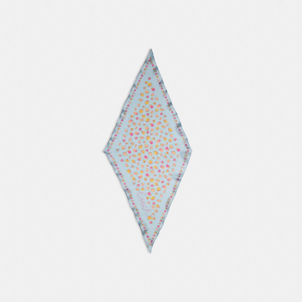 COACH® Outlet | Essential Tea Rose Silk Diamond Scarf