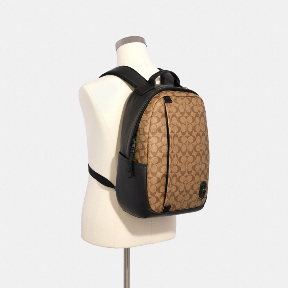 COACH® Outlet | Edge Backpack In Signature Canvas