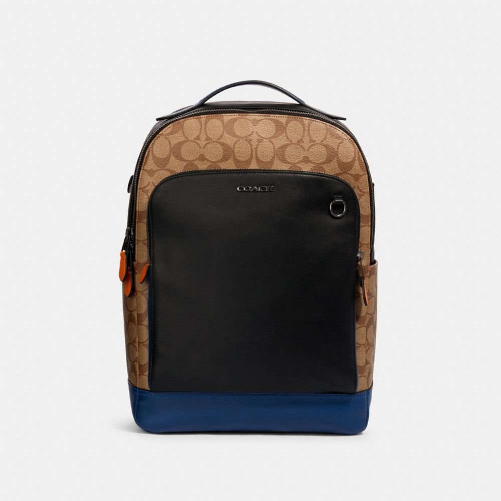 COACH® Outlet | Graham Backpack In Colorblock Signature Canvas