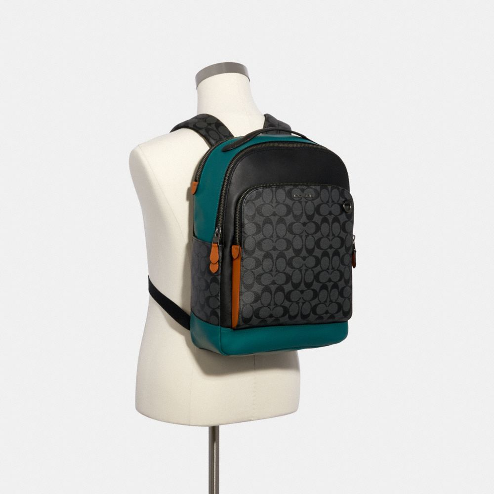 COACH® Outlet | Graham Backpack In Colorblock Signature Canvas