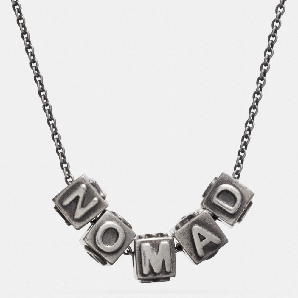 COACH®: Nomad Block Letters Necklace