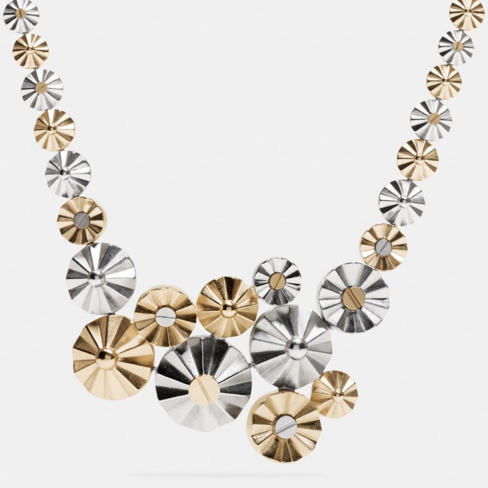 COACH®: Clustered Daisy Rivet Necklace