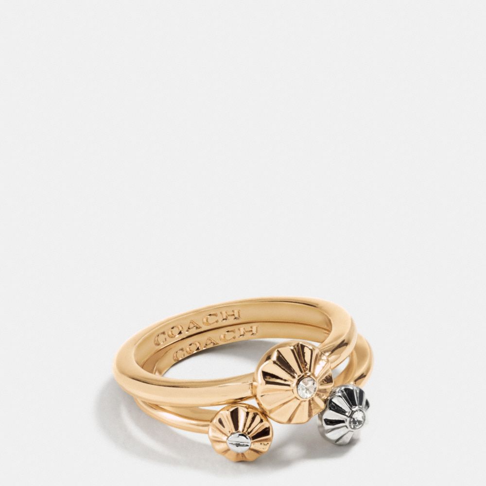 Daisy Rivet Ring Set | COACH®