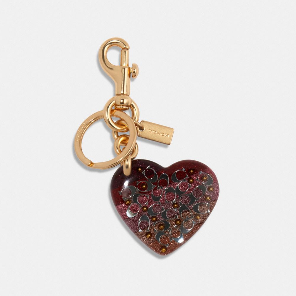 COACH® Outlet | Signature Heart Bag Charm