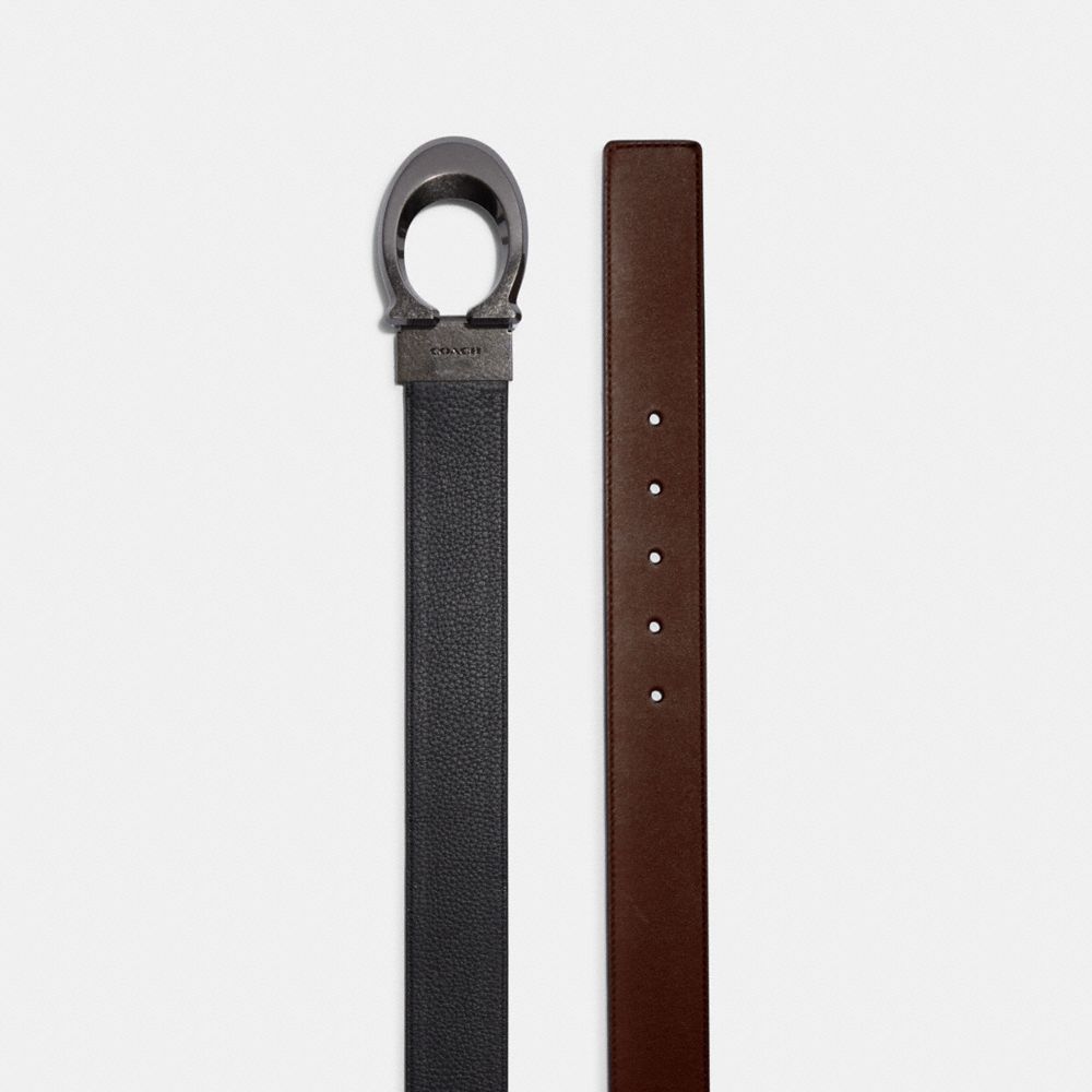 COACH® Outlet | Signature Buckle Cut To Size Reversible Belt, 38 Mm