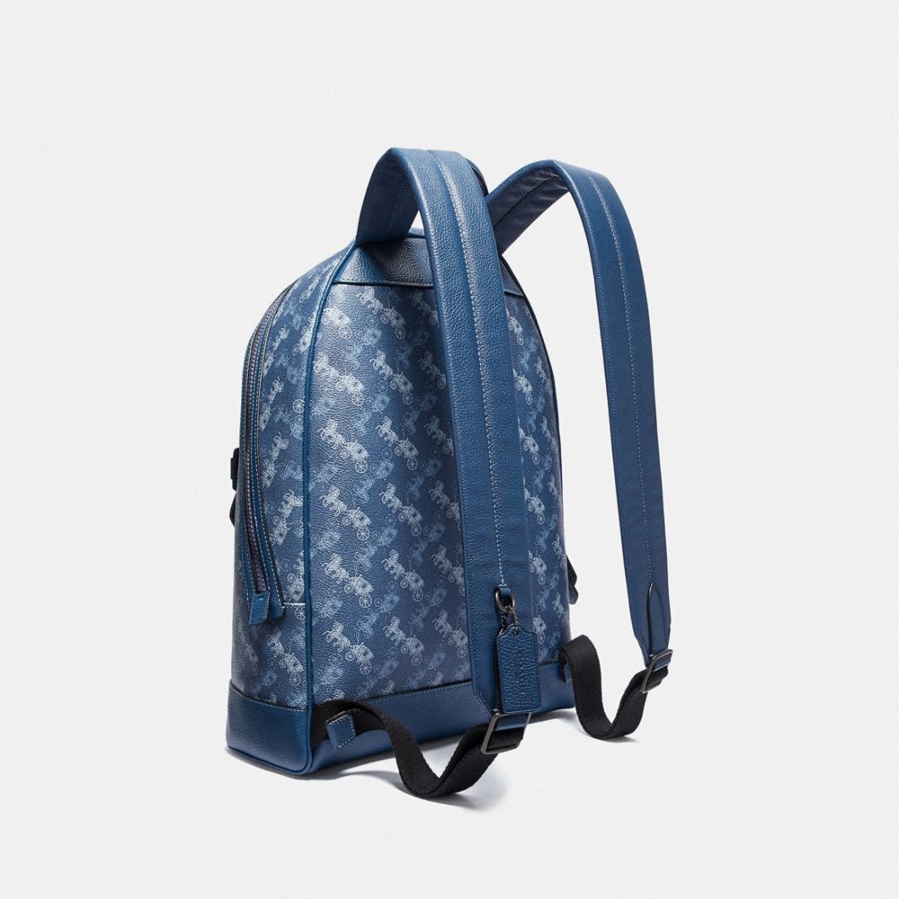 COACH® | Barrow Backpack With Horse And Carriage Print