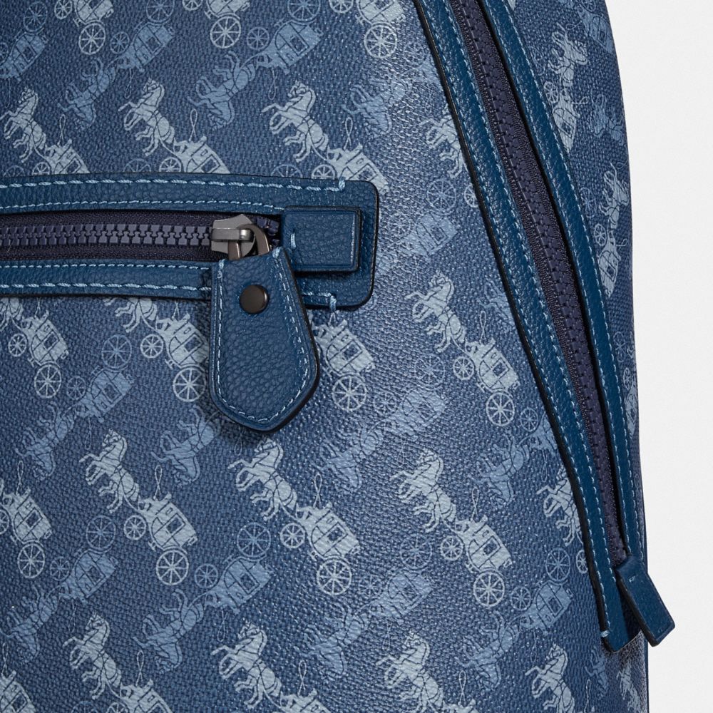 COACH® | Barrow Backpack With Horse And Carriage Print