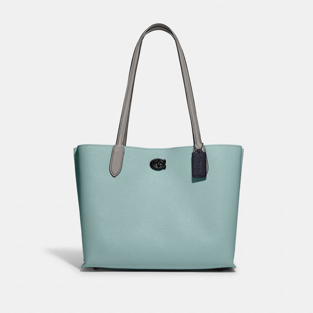 Willow Tote In Colorblock With Signature Canvas Interior & Billfold ...