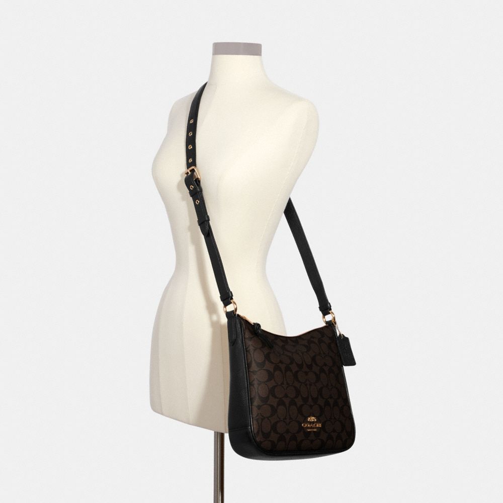 COACH® Outlet | Ellie File Bag In Signature Canvas