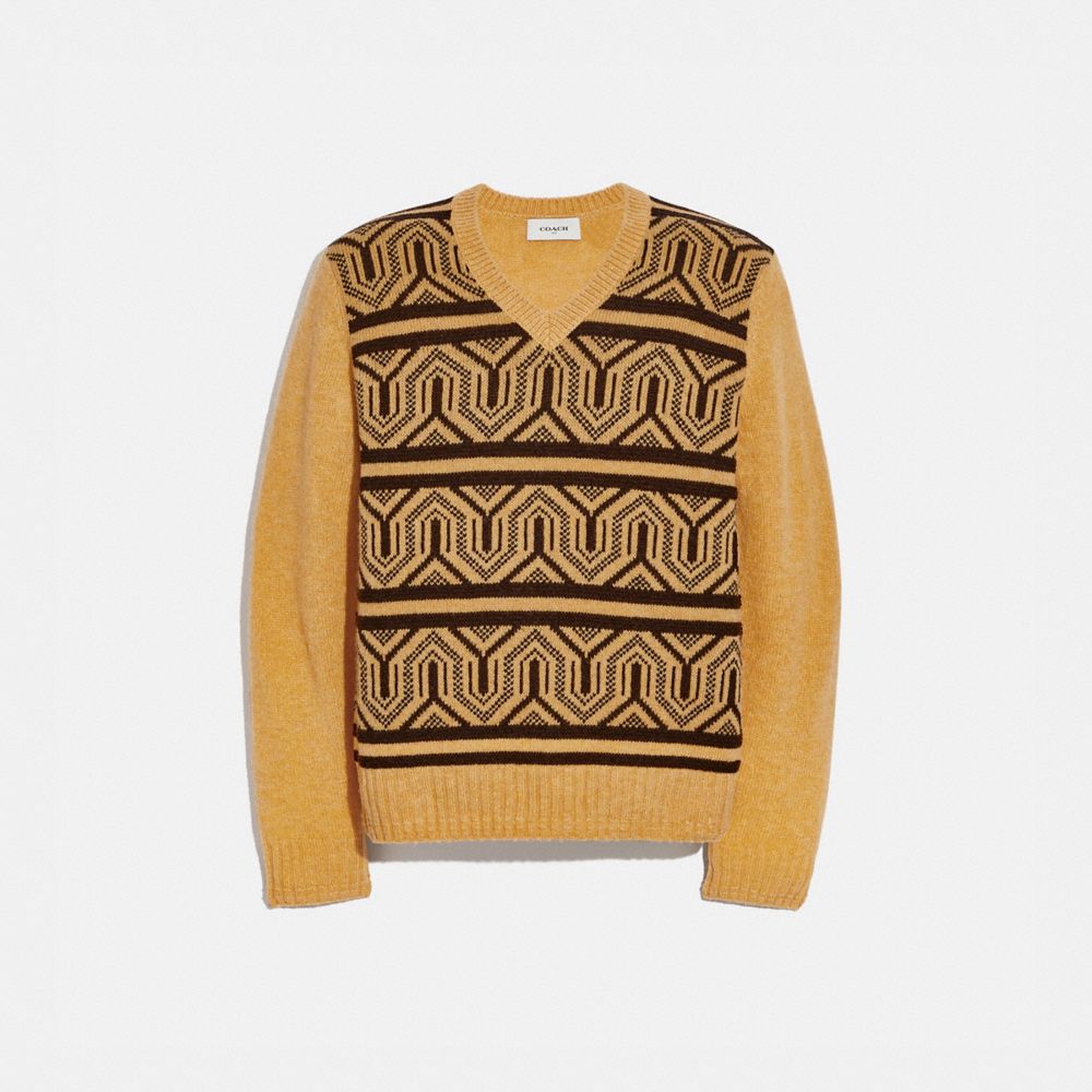Graphic Jacquard Sweater | COACH®