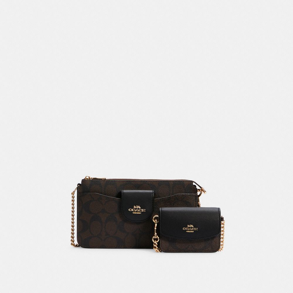 Coach® Outlet Poppy Crossbody In Signature Canvas