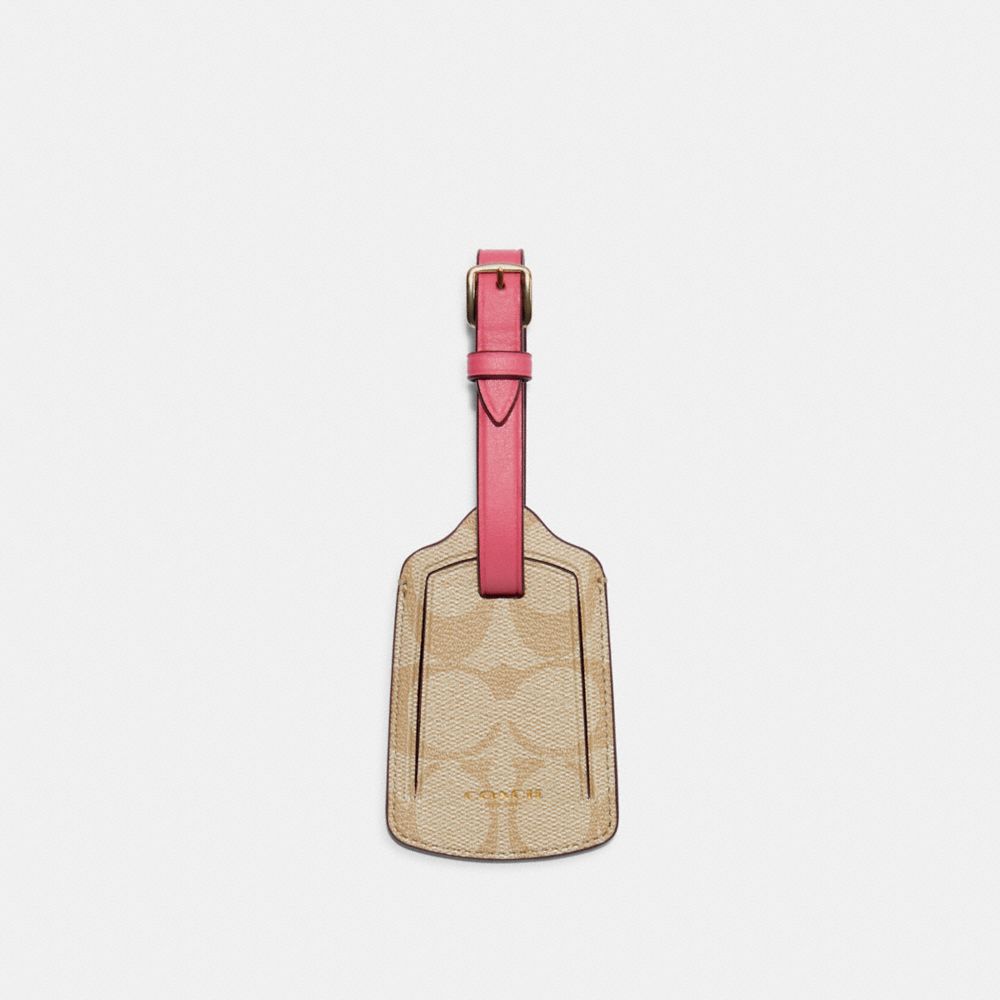 COACH® Outlet | Luggage Tag In Signature Canvas