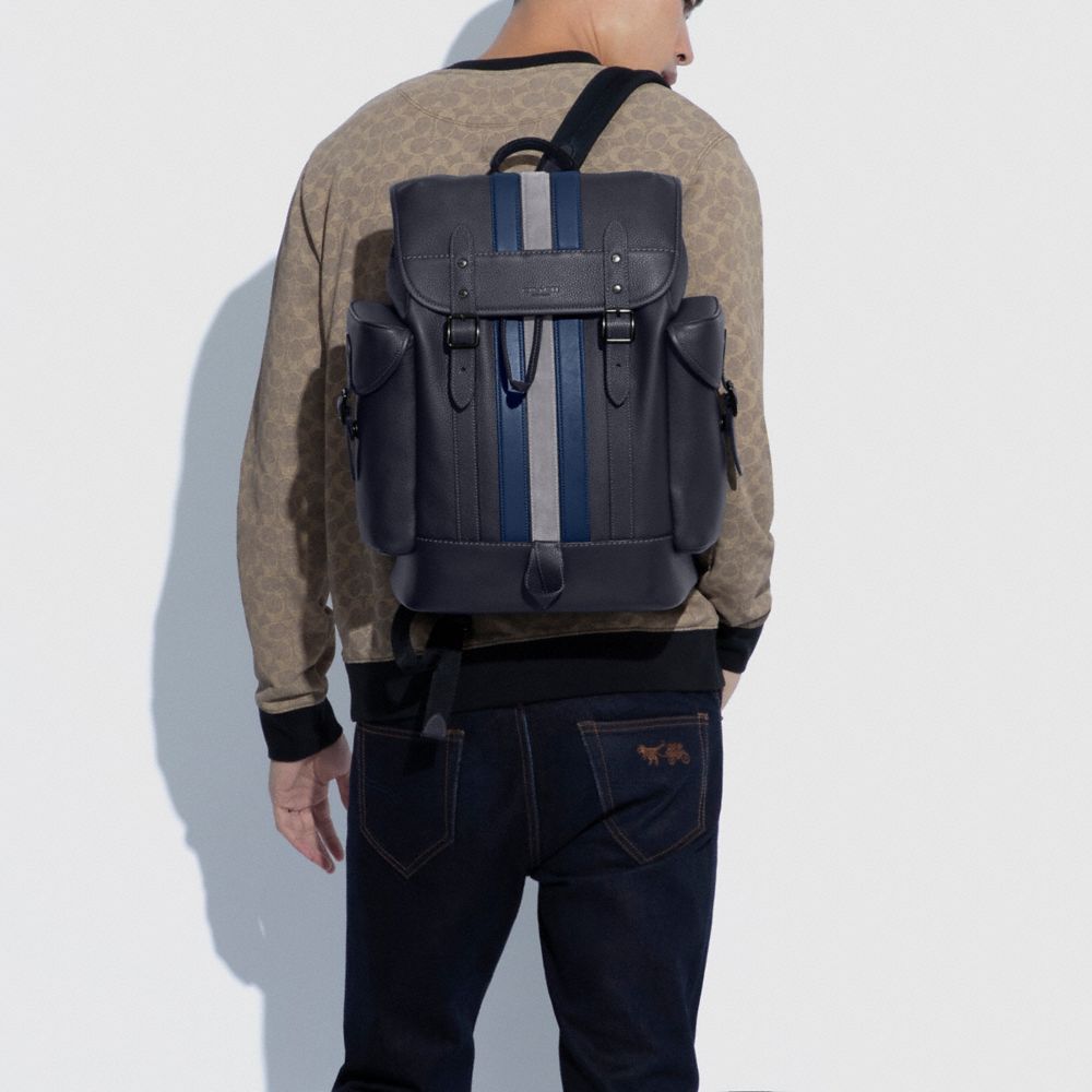 COACH® | Hitch Backpack With Varsity Stripe