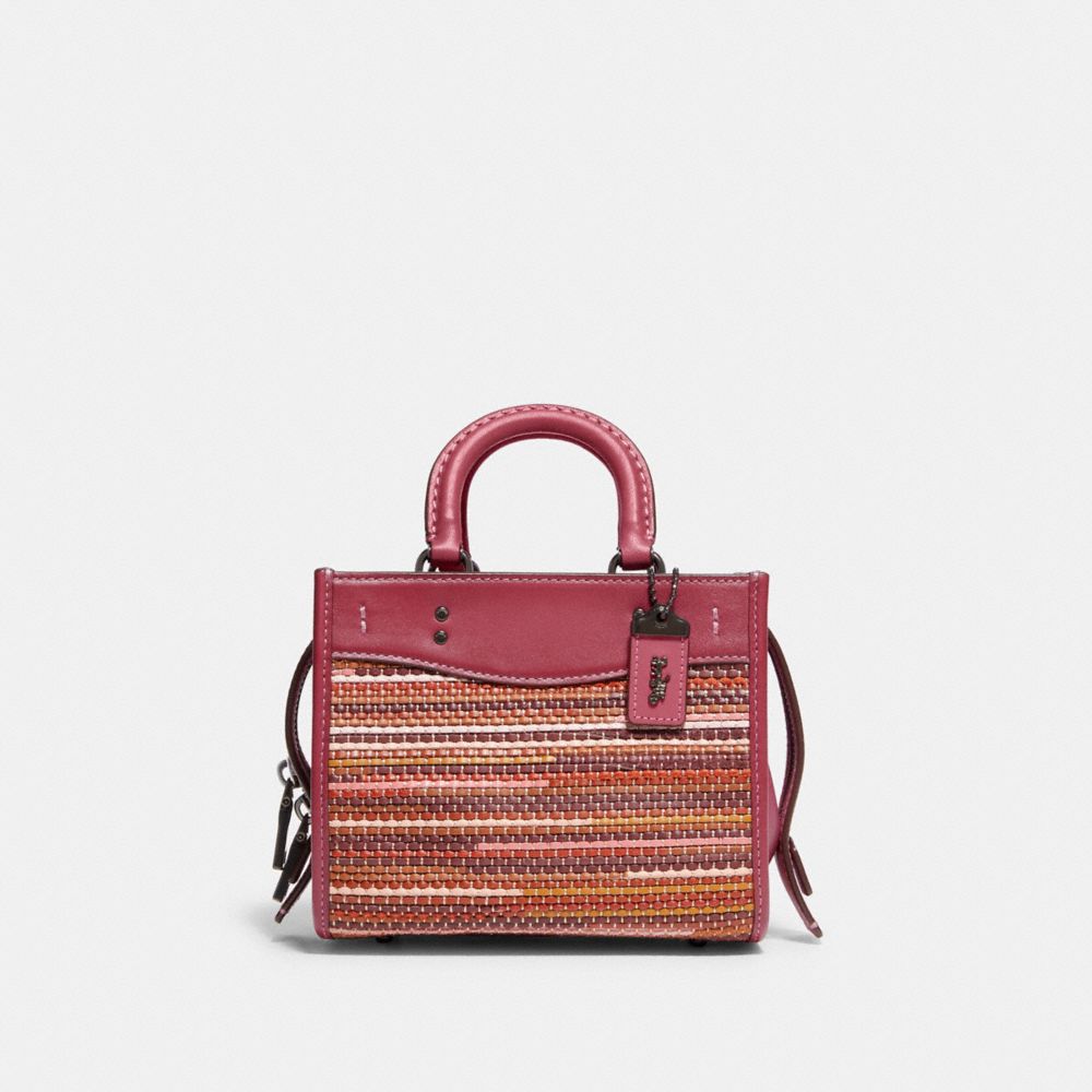 Coach Rogue 17 In Upwoven Leather In V5/rouge Multi | ModeSens