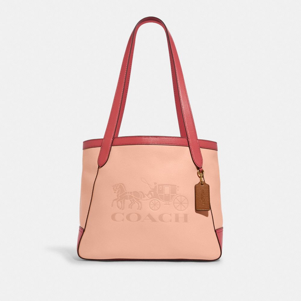 COACH® Outlet | Tote 27 In Colorblock With Horse And Carriage