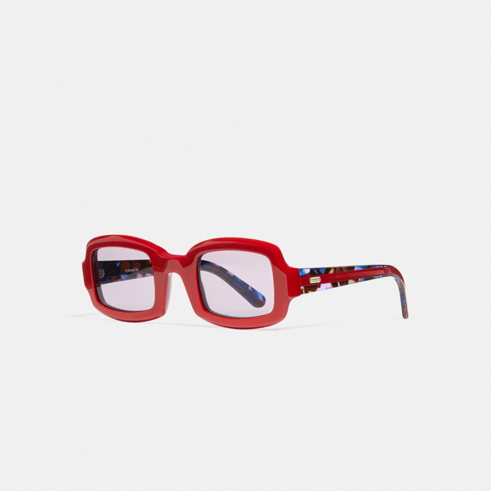 Coach® Rectangle Frame Sunglasses