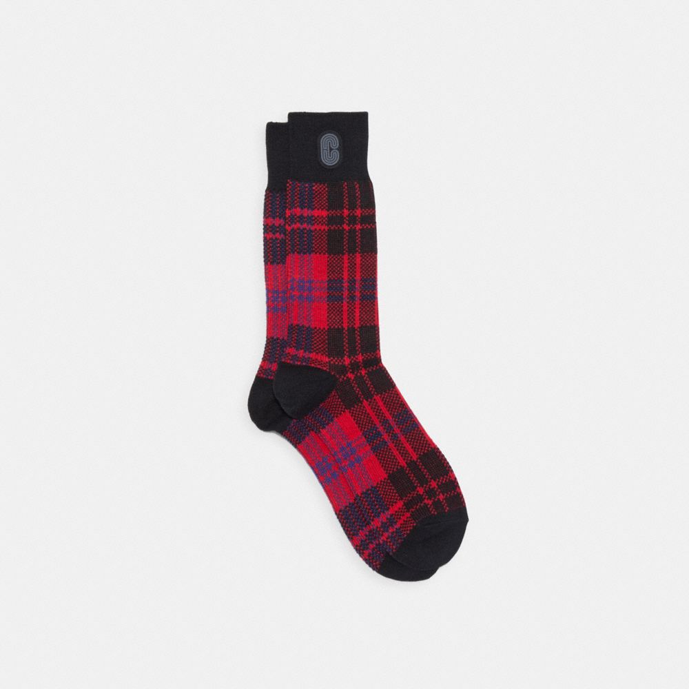 COACH® | Plaid Socks