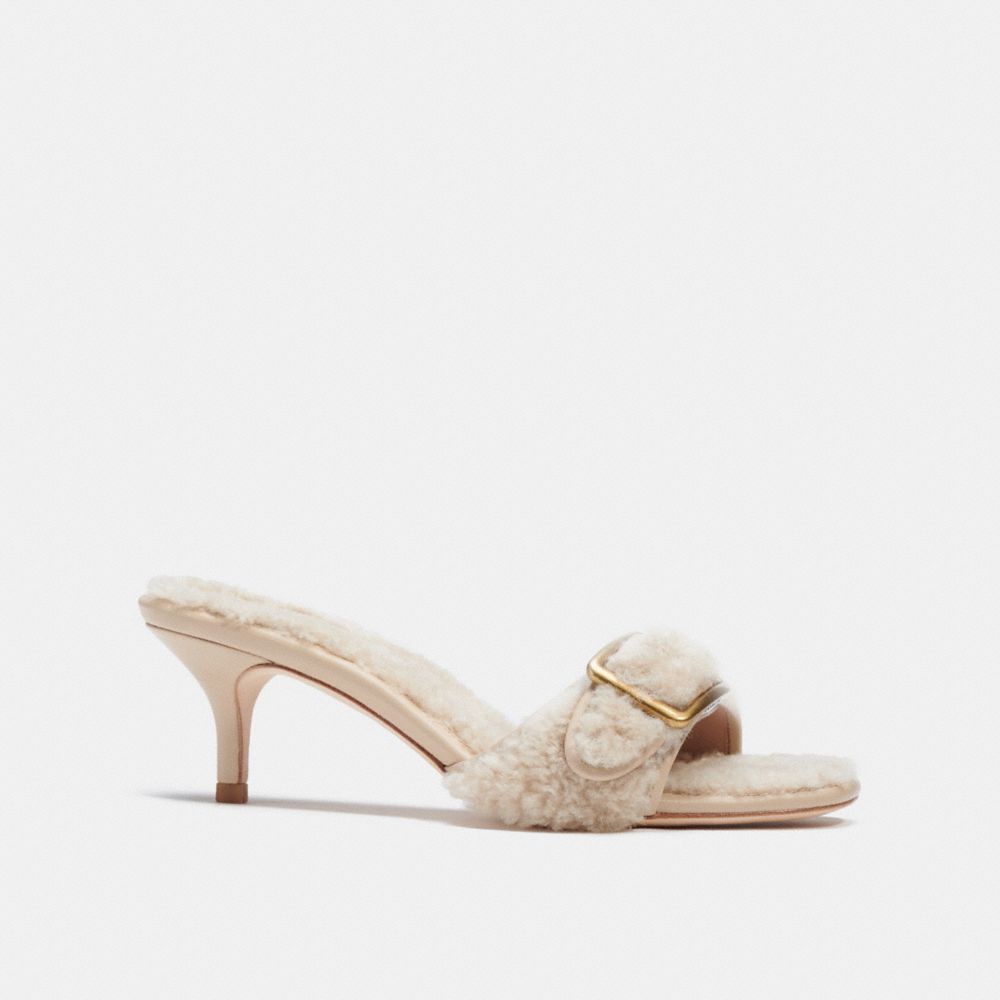 COACH OUTLET® | Shearling Buckle Mule