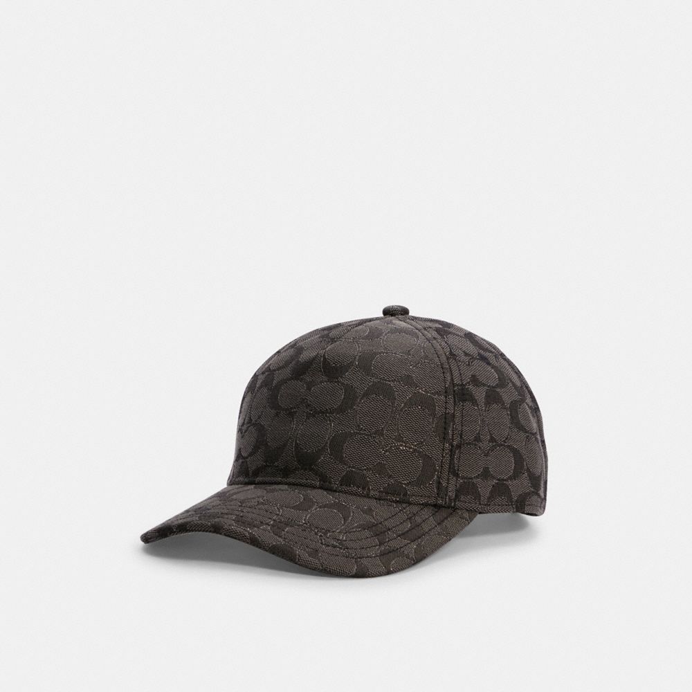 COACH® | Baseball Hat In Metallic Signature