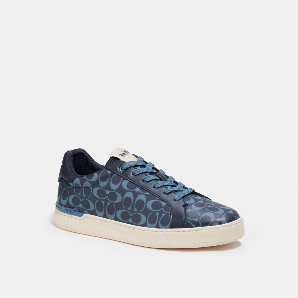 Coach Outlet Clip Low Top Sneaker In Blue | ModeSens