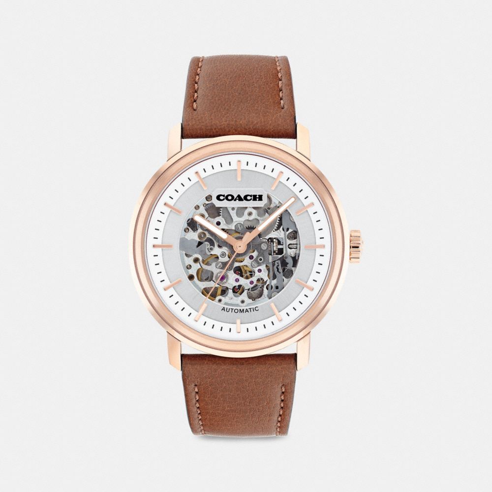 Coach Harrison Watch, 42mm In Saddle | ModeSens