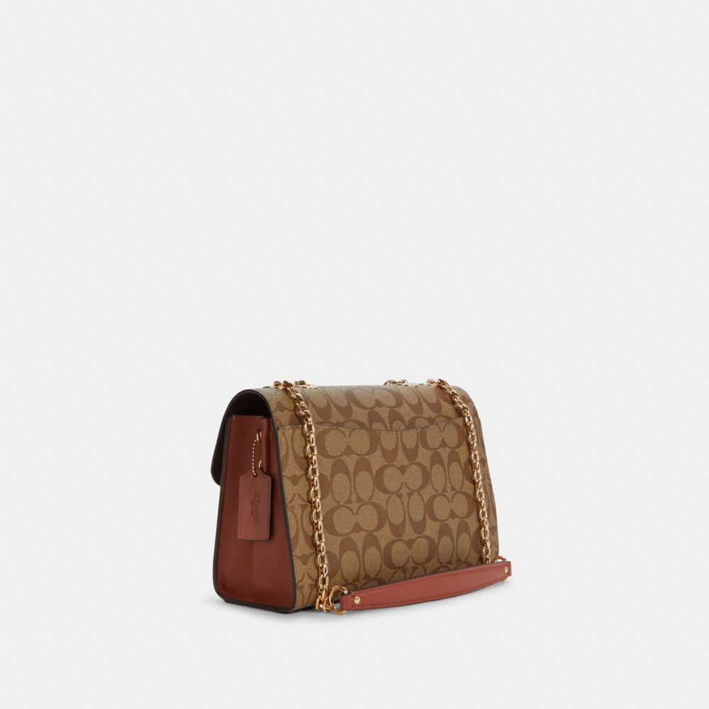 COACH® | Lane Shoulder Bag In Signature Canvas