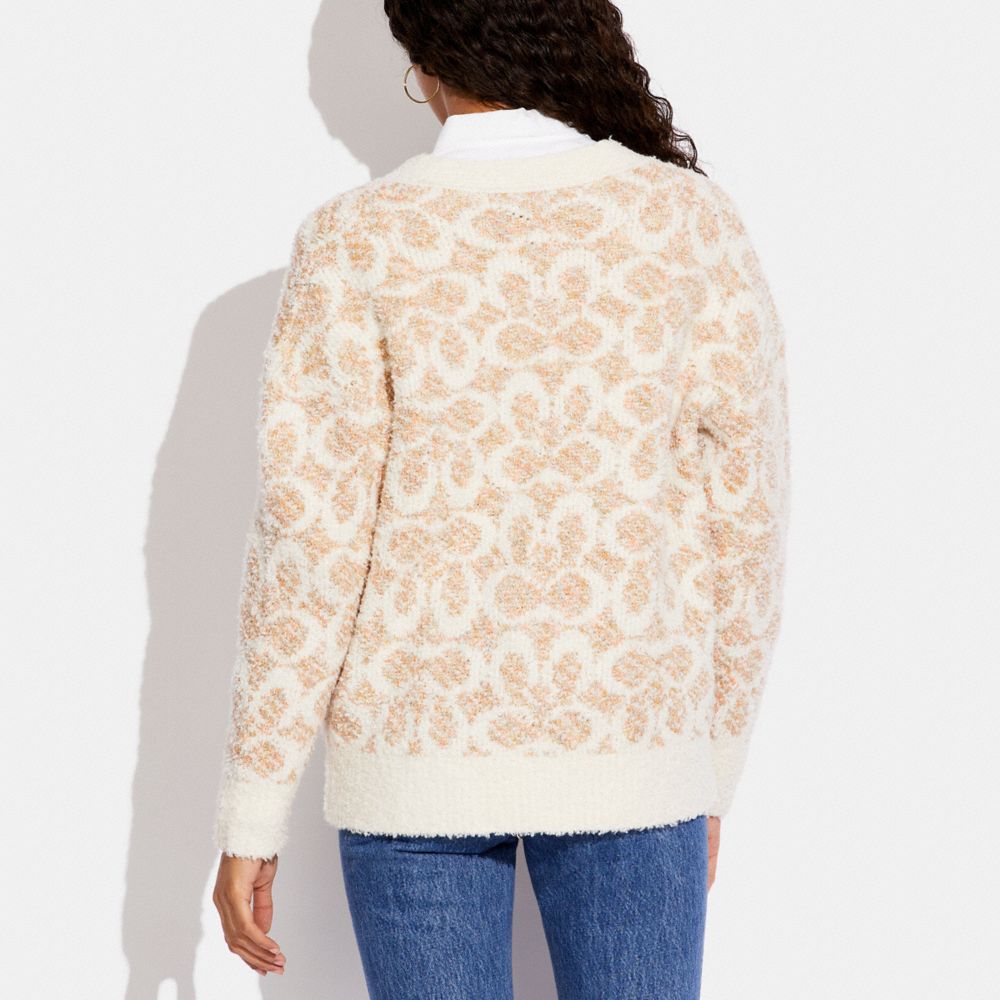 COACH® | Signature Cardigan
