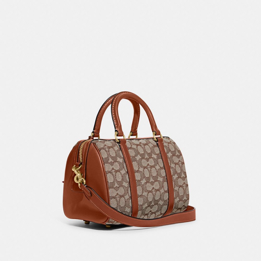 Ruby Satchel 25 In Signature Textile Jacquard | COACH®