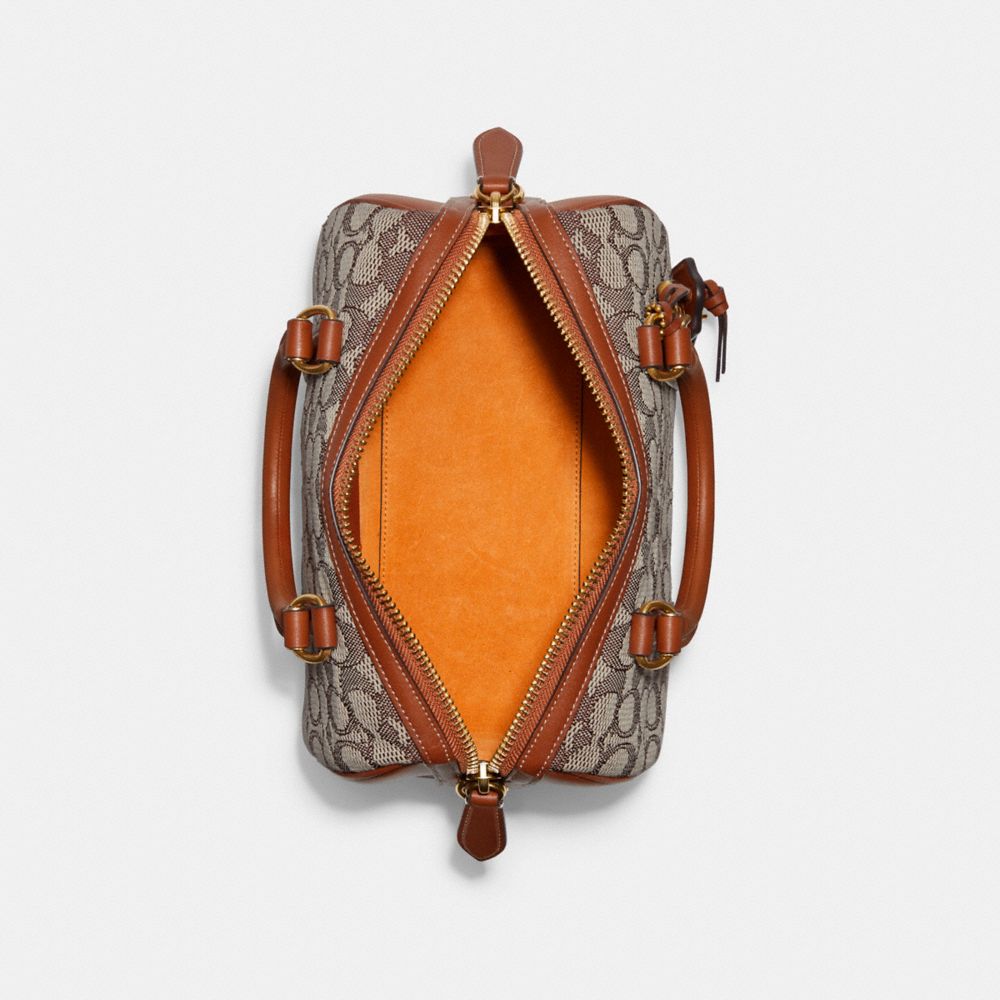 Coach Ruby Satchel 25 In Signature Textile Jacquard | ModeSens