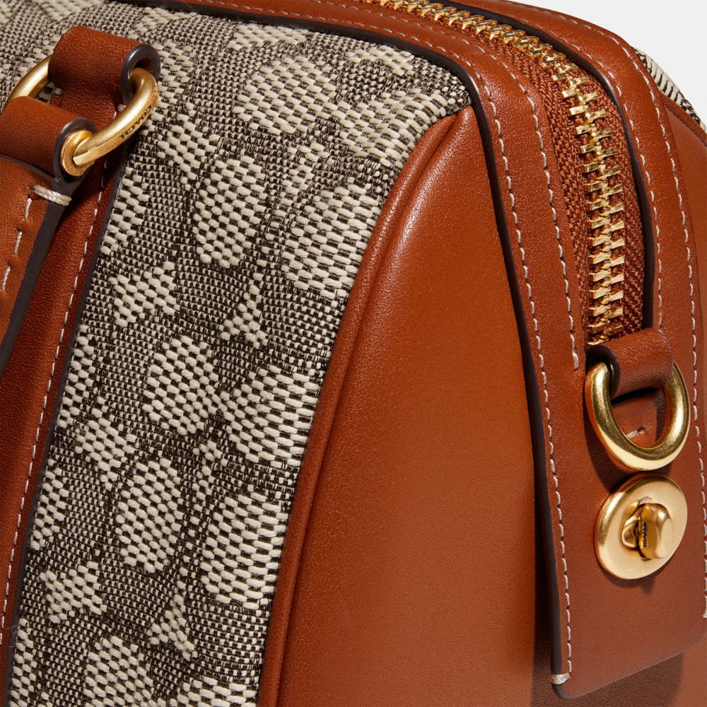 Ruby Satchel 25 In Signature Textile Jacquard | COACH®