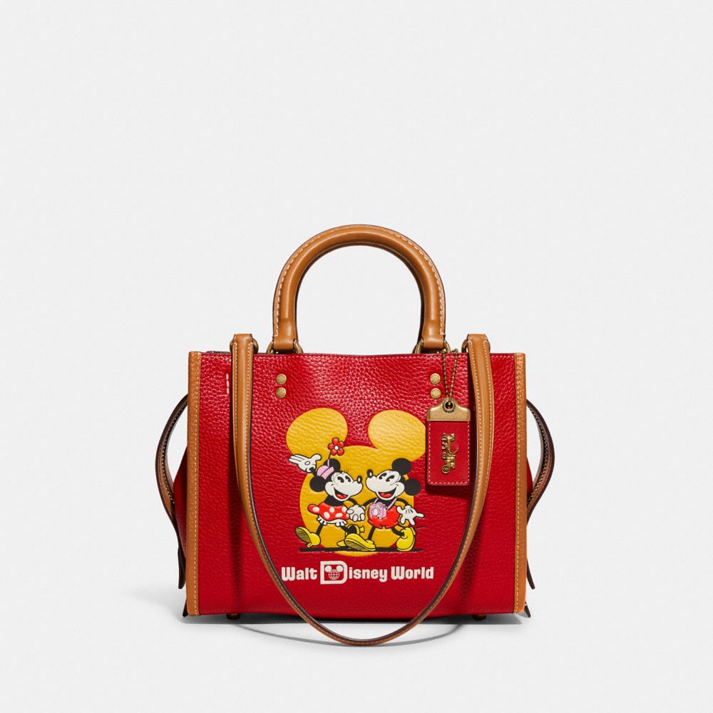 Coach Disney X Rogue 25 With Mickey Mouse And Minnie Mouse Motif In ...