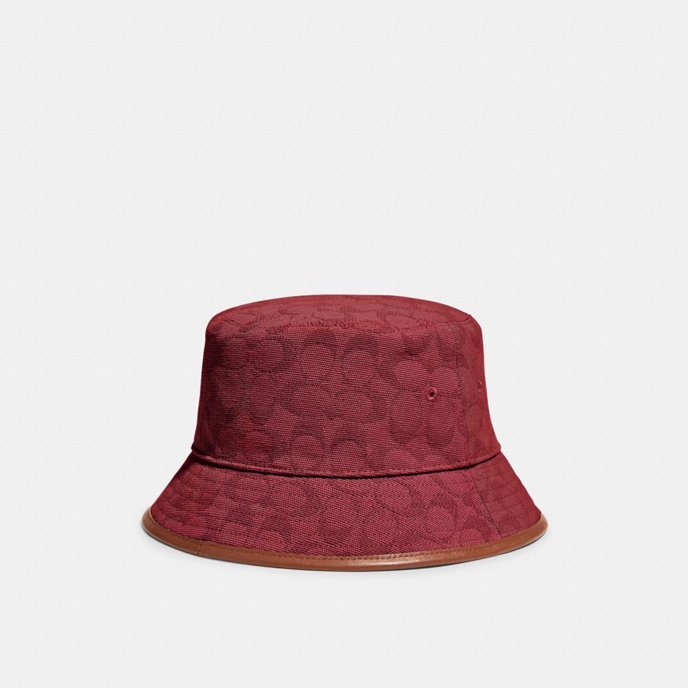 COACH® | Signature Jacquard Bucket Hat In Organic Cotton And Recycled ...