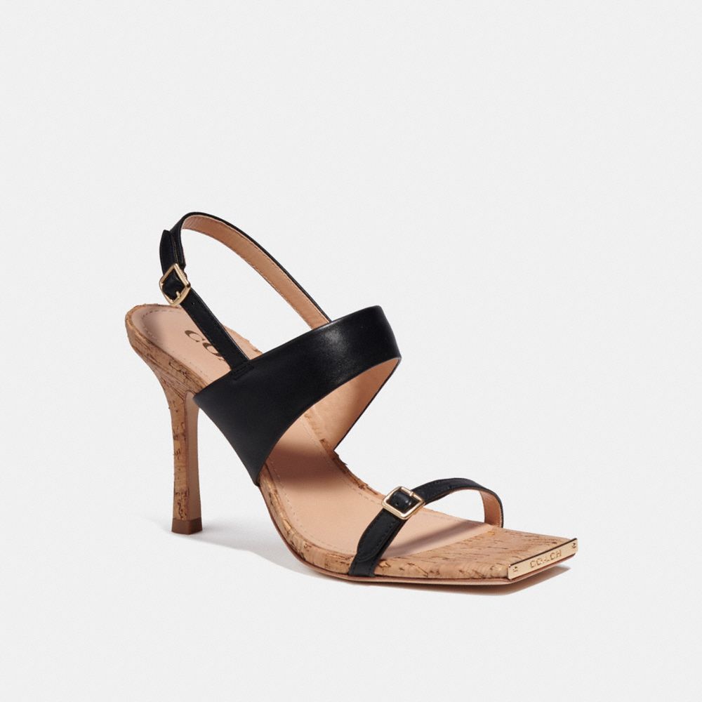 Coach Kit Sandal In Black | ModeSens