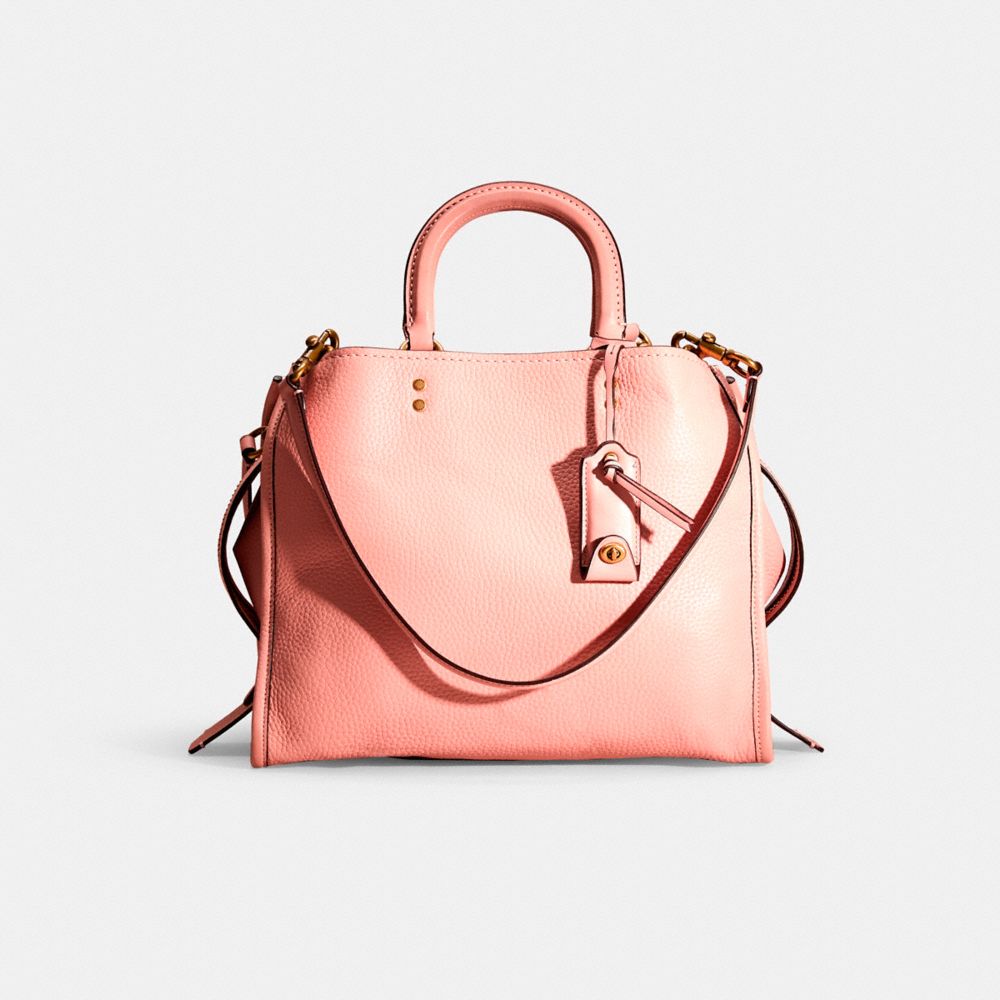 Coach Restored Rogue In Black Copper/dusty Rose | ModeSens